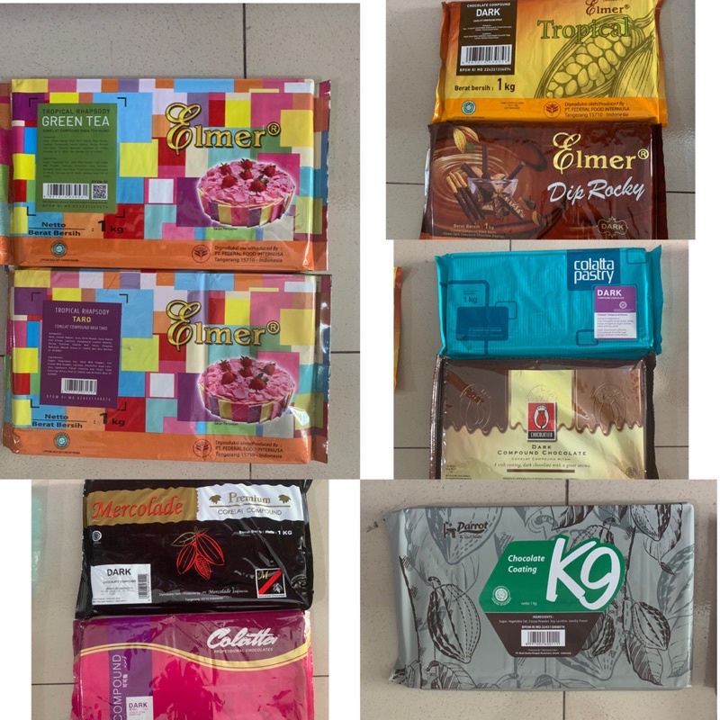 HITAM Chocolate Block Chocolate Bar PARROT COLATTA PASTRY MOROLADE ...