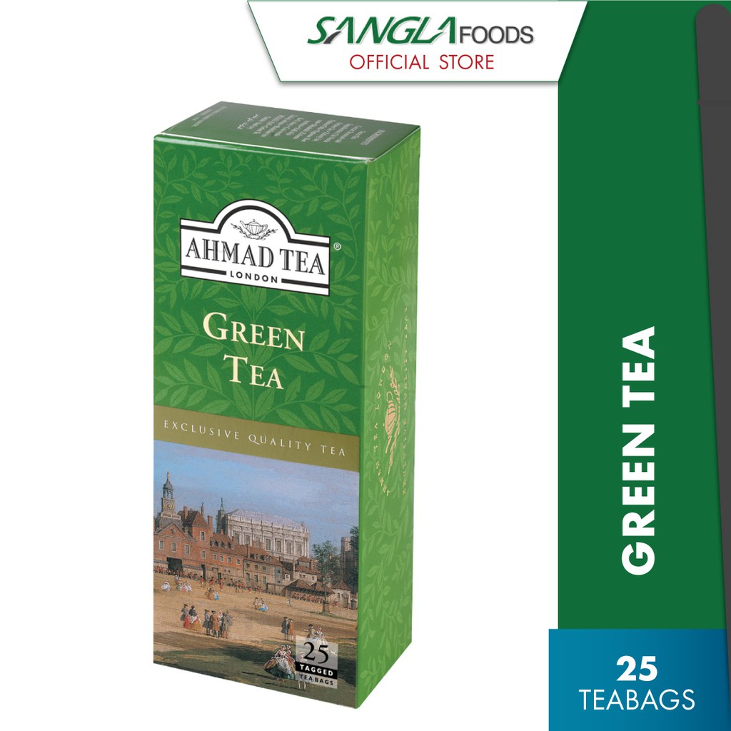 Ahmad Tea Green Tea (25 Teabags) Halal Certified | Shopee Malaysia