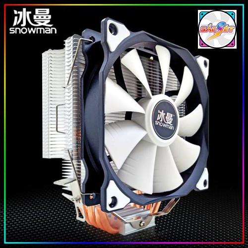 Snowman MT4 CPU Cooler Fan PWM Speed Control. Performance equivalent to ...