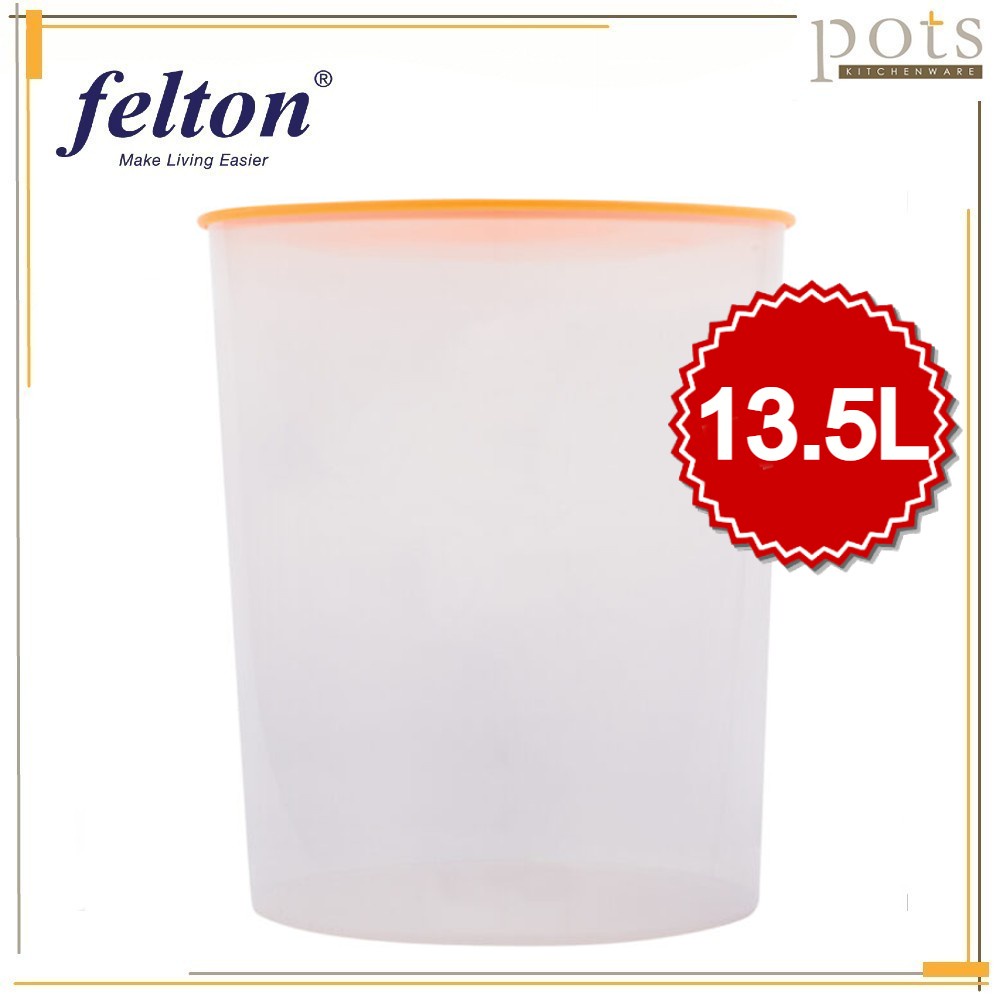 13.5L Felton BPA Free Large Sealer Airtight Topper Snack Round Food ...