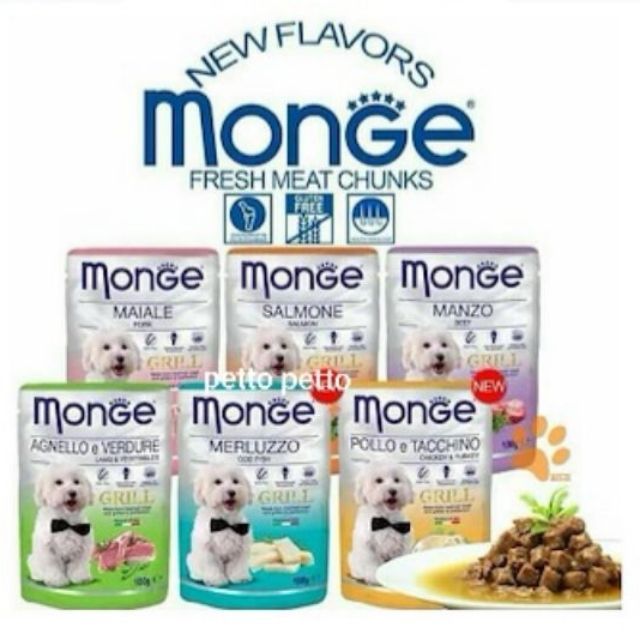 (COMBO 12 packs) MONGE GRILL 100GM | Shopee Malaysia