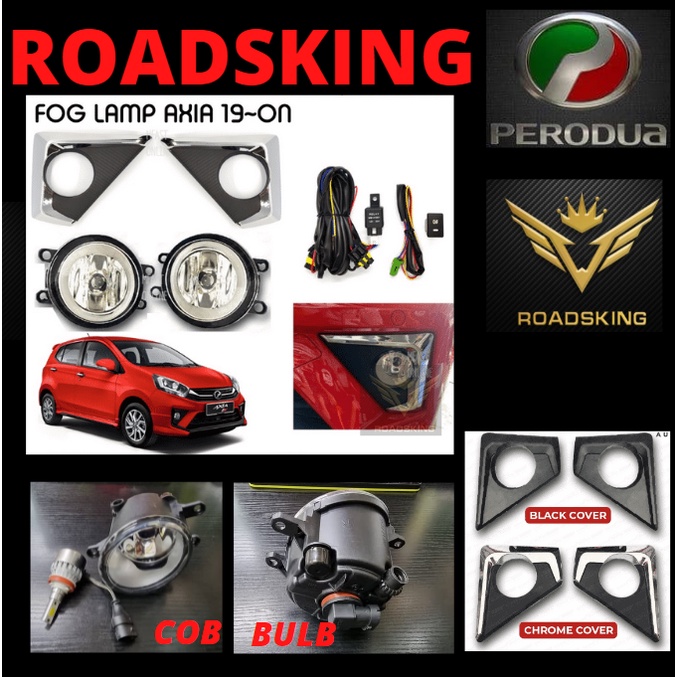[ FREE BULB ] PERODUA AXIA 2019~2020 FOG LAMP AUTO LIGHT XTRA G SPEC E ...