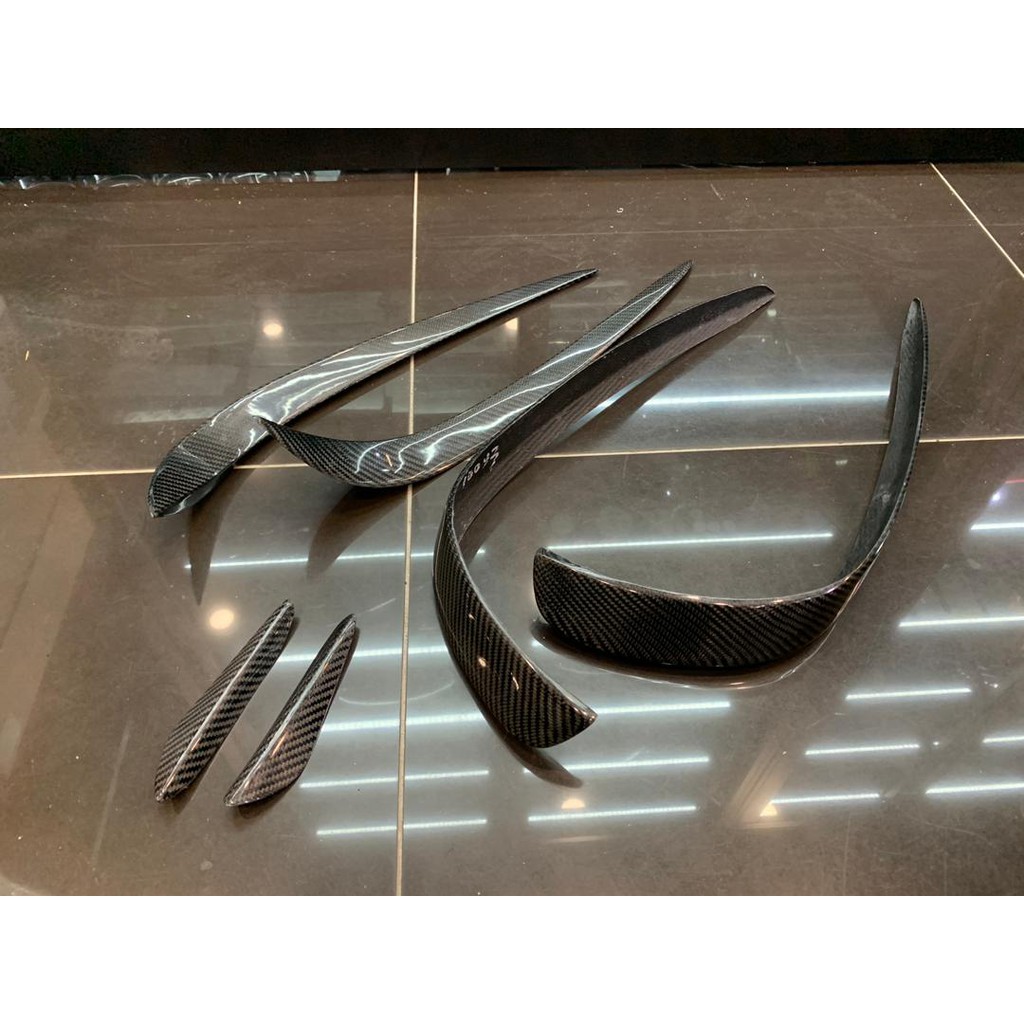 Mercedes benz w212 AMG Facelift carbon fiber canard | Shopee Malaysia