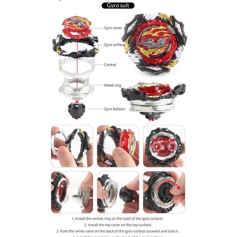Flame brand Beyblade Burst B-197 Divine Belial Nexus Adventure with ...