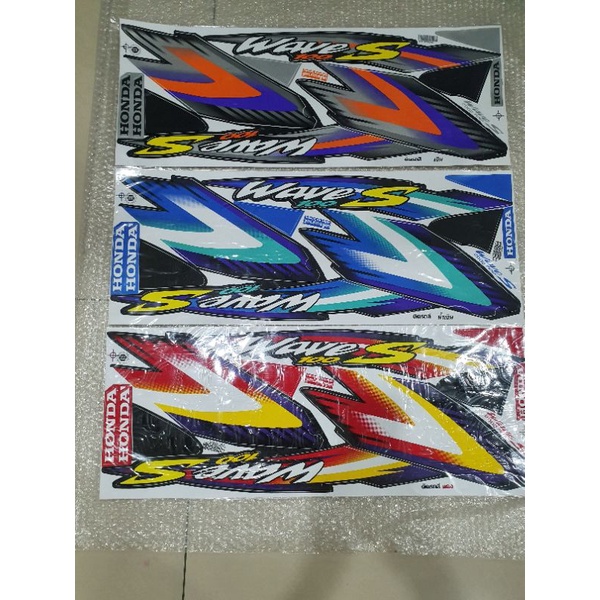 thai sticker honda wave 100 stiker strike decal stripe wave100 thailand ...