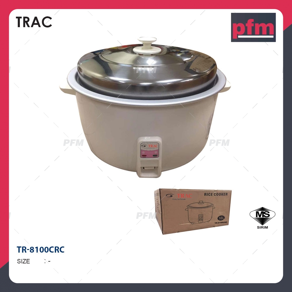 TRAC 10L 2800W COMMERCIAL ELECTRIC RICE COOKER | Shopee Malaysia