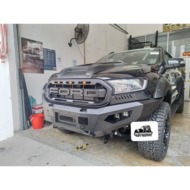 Force 4WD RD Front Bumper For Ford Ranger T7 T8 Wildtrak | Shopee Malaysia