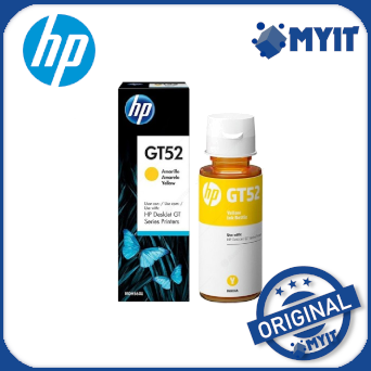 HP GT52 Yellow Color Original Genuine Colour Ink Bottle Refill | Shopee ...