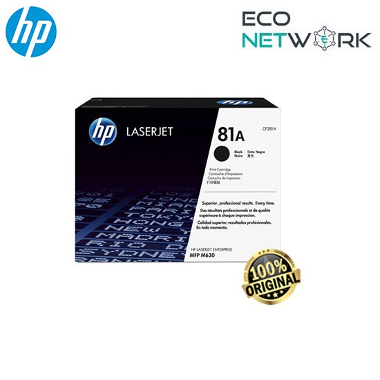 HP ORIGINAL 81A/ 81X BLACK LASERJET TONER CARTRIDGE | Shopee Malaysia