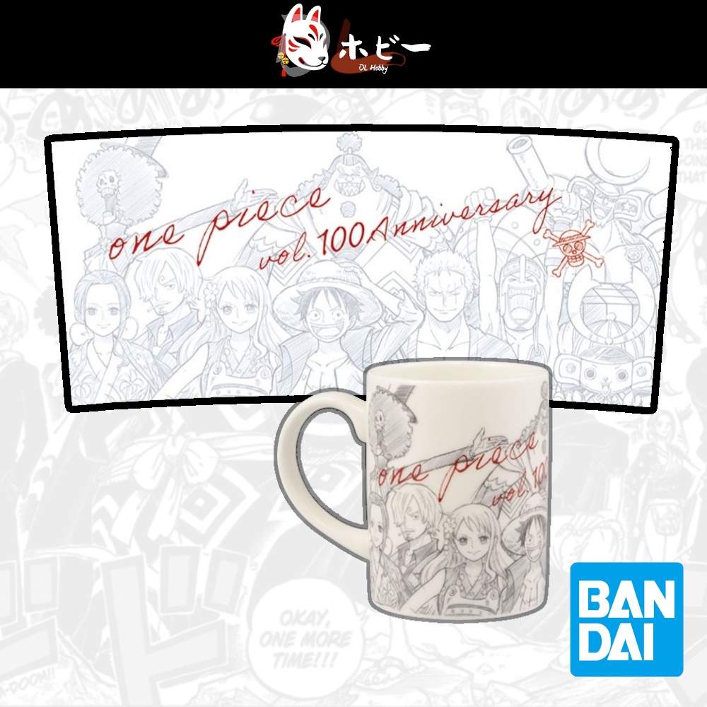 One Piece 100th Celebration Limited Edition Mug Official Merchandise ...