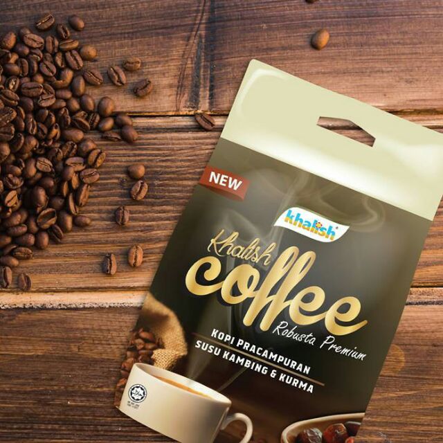 KHALISH COFFEE ROBUSTA PREMIUM - ORIGINAL HQ / KOPI SUSU KAMBING / KOPI ...