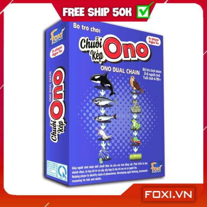 Board game-DUAL Ono Foxi series-smart glenndoman card-food chain of ...