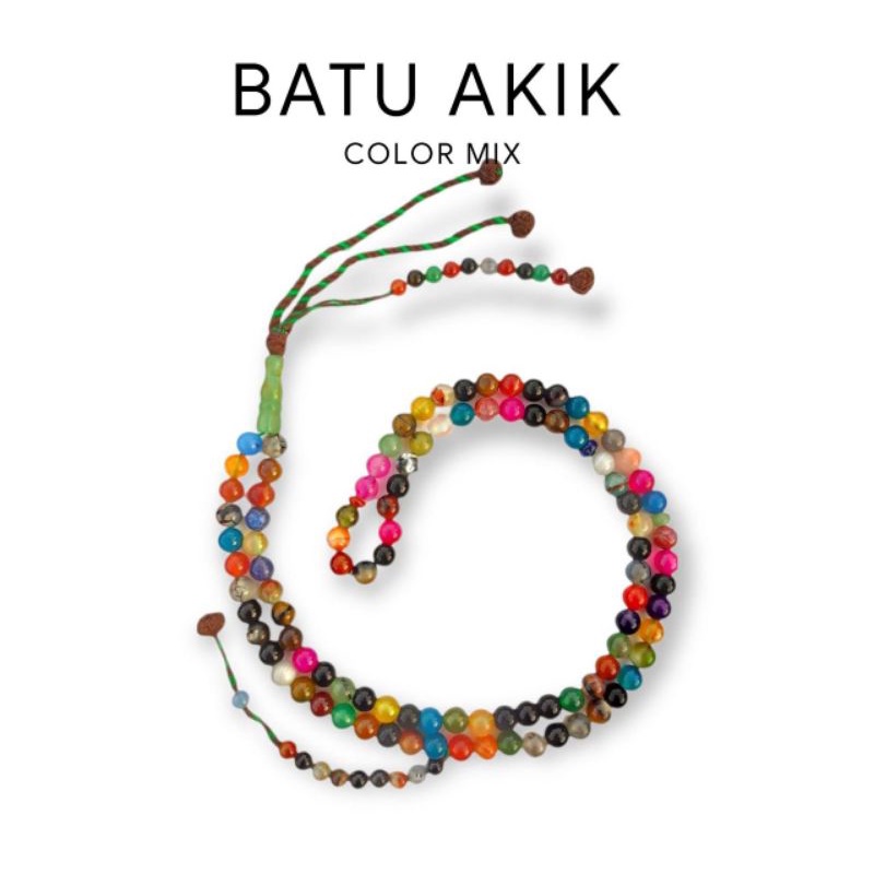 Tasbih Batu Akik Colormix Biji100 8mm Shopee Malaysia