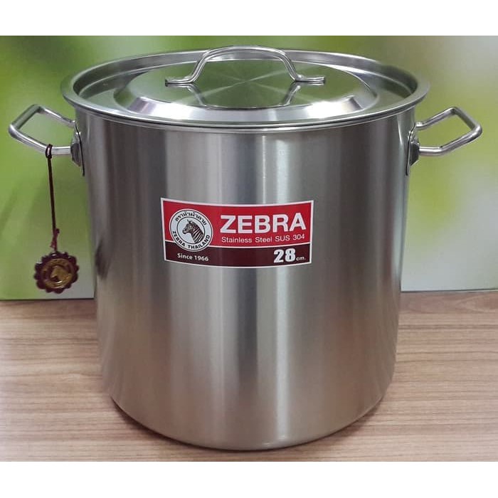 Zebra tall bone stew pot 28x28cm-171028,Thai product, 304 stainless ...
