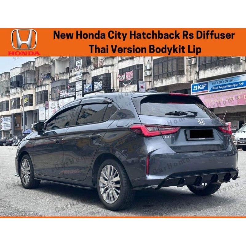 Honda City Hatchback 2021-2023 Thai RS diffuser lip bodykit skirting material PP with paint ...