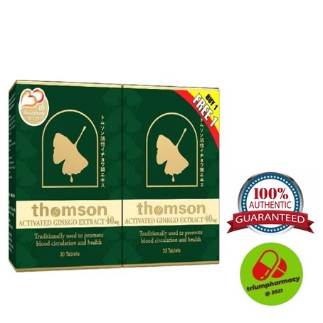 Thomson Activated Ginkgo Extract 40mg (30'S+30'S) | Shopee Malaysia