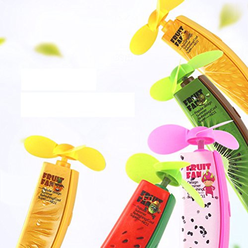 Usb Fan Fruit Mini Fan Portable Rechargeable | Shopee Malaysia