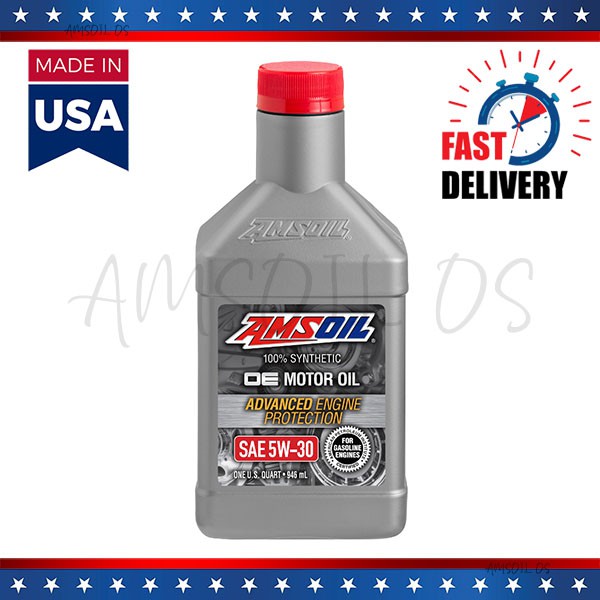 AMSOIL OE 5W-30 100% SYNTHETIC MOTOR OIL 1QT | Shopee Malaysia