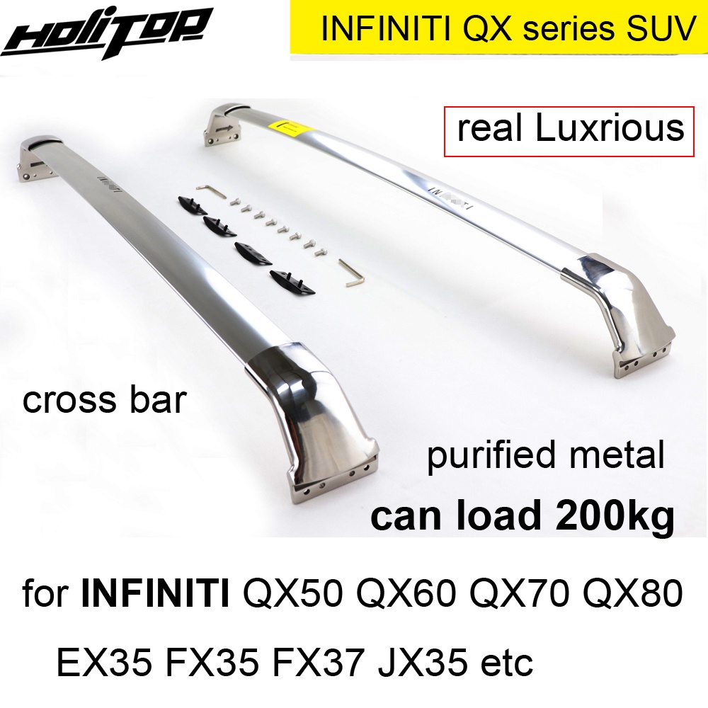 Luxurious cross bar luggage roof rail/rack for INFINITI QX FX EX35 QX50 ...