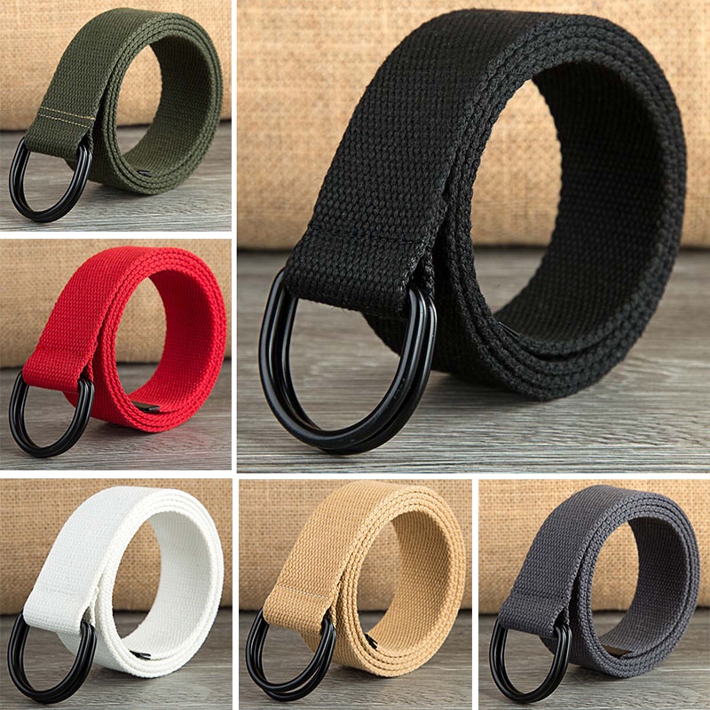 Plus Size 110 120 130 140 150 160cm Men Women Unisex Canvas Belt ...