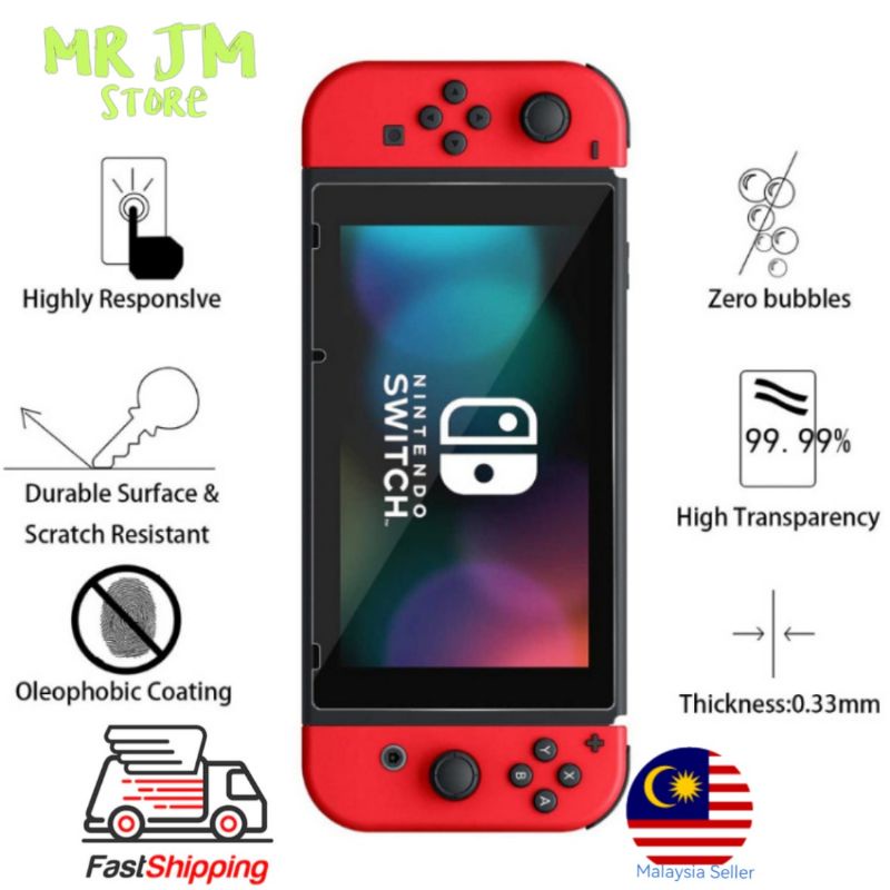 🇲🇾💥MY Stock💥Nintendo Switch/OLED 9H Scratch resistance Tempered Glass ...