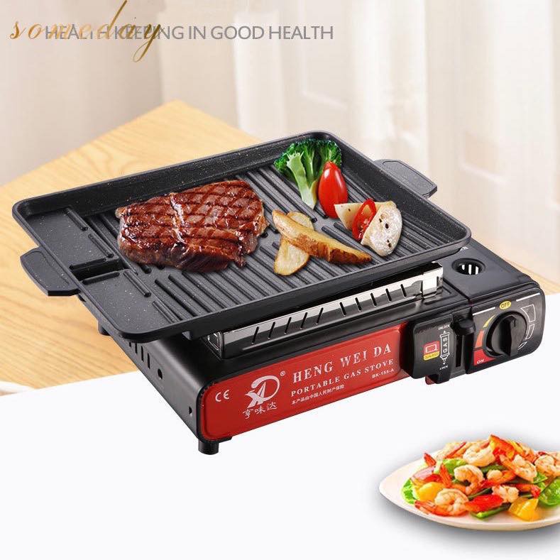 TONG'S Korean Barbeque Rectangular Grill Pan Plate (Black) | Shopee ...