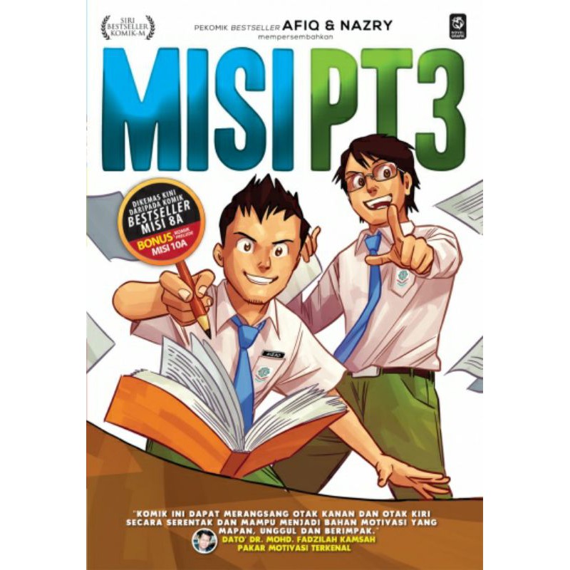 Buku Komik Misi 10A Plus , Misi Tahfiz , Misi 4 Flat , Misi PT3 , Misi ...