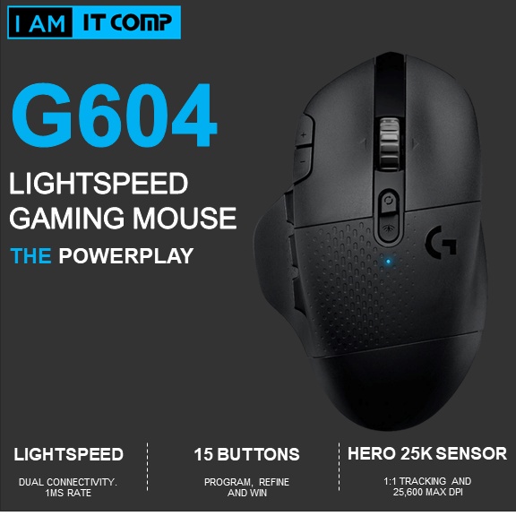 Logitech G604 Lightspeed Wireless Gaming Mouse (910-005651) | Shopee ...