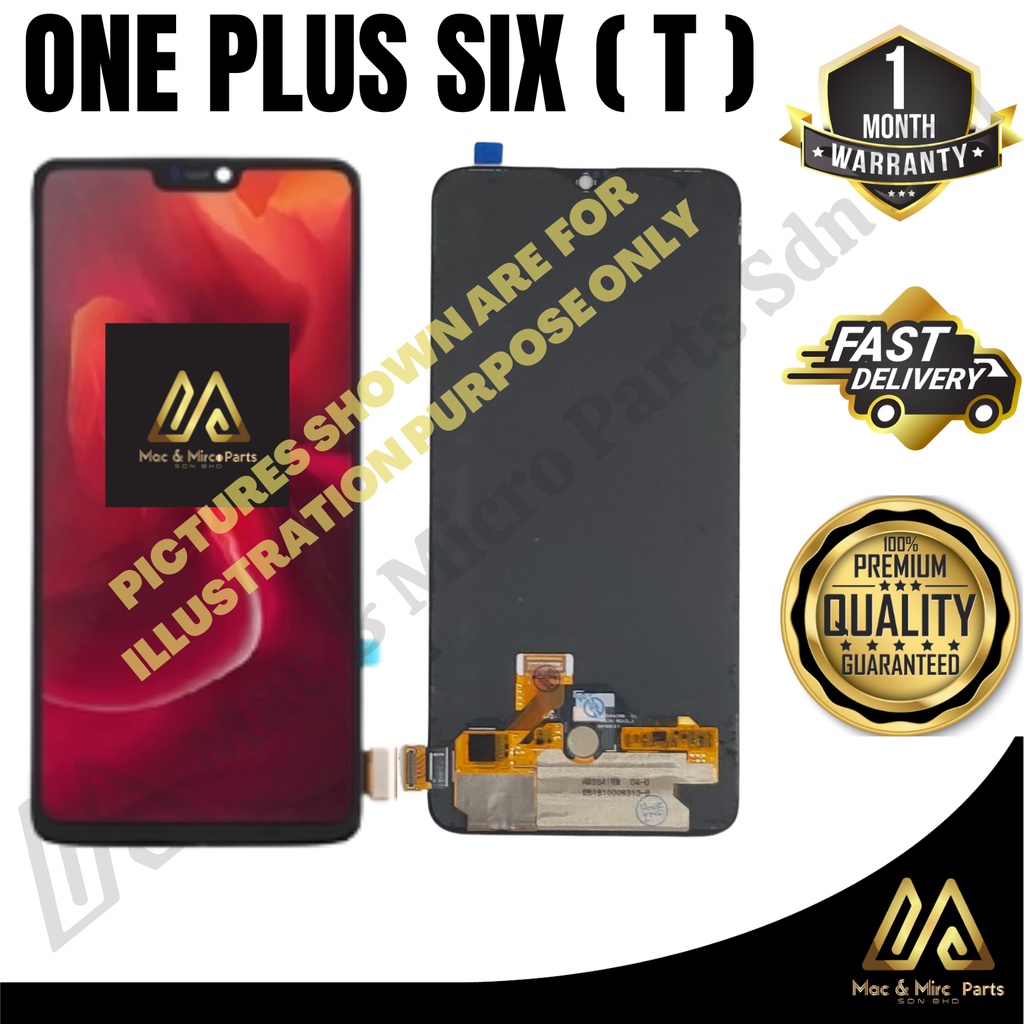 ONE PLUS SIX ( T ) Fullset LCD ORIGINAL Quality Touch Screen Digitizer ...