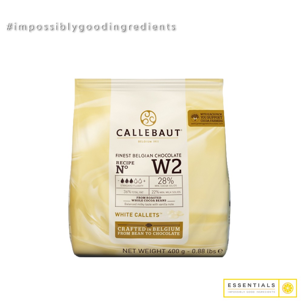 CALLEBAUT W2 White Callets (400G / 2.5KG) | Shopee Malaysia