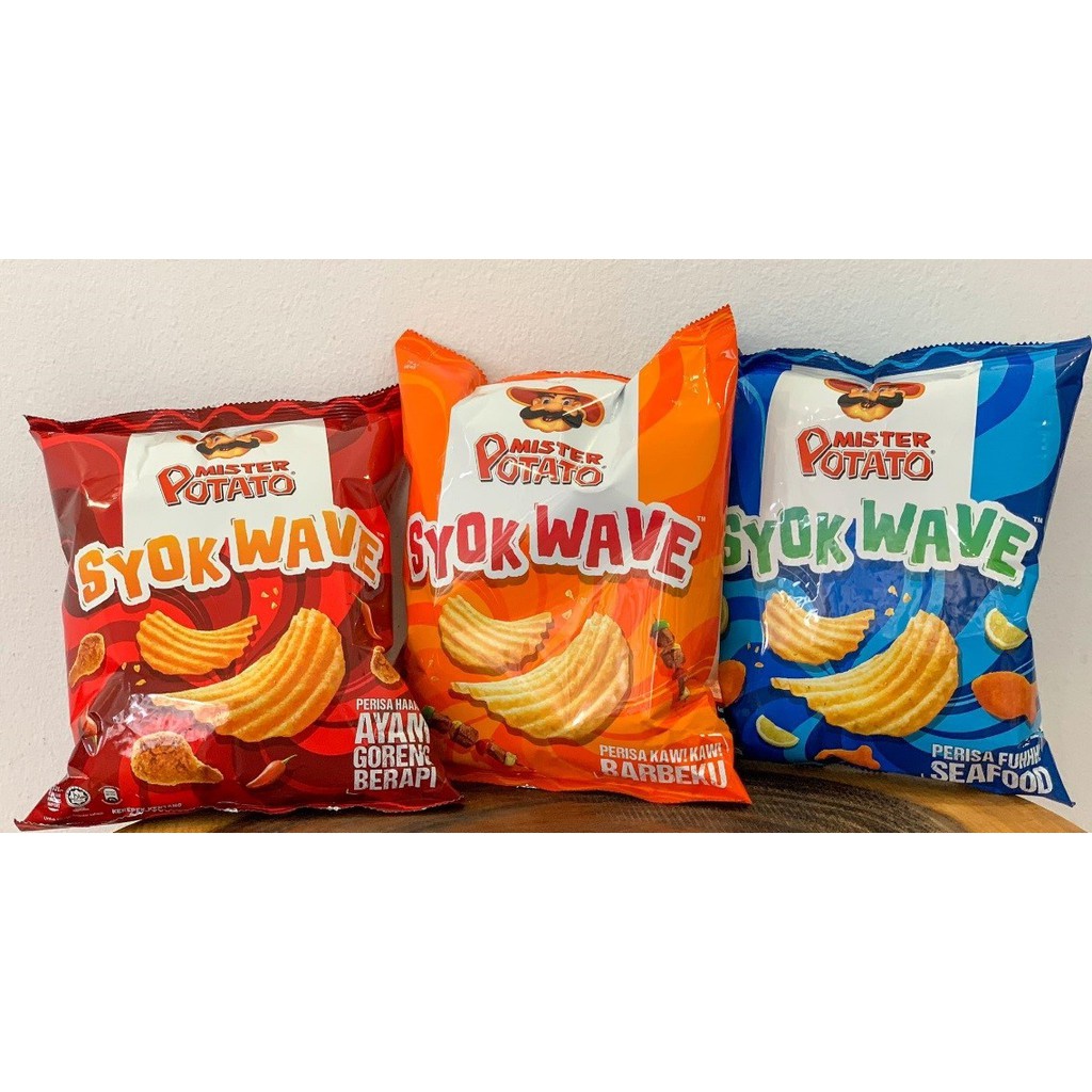 Mister Potato Syok Wave 大波浪薯片 65GM | Shopee Malaysia