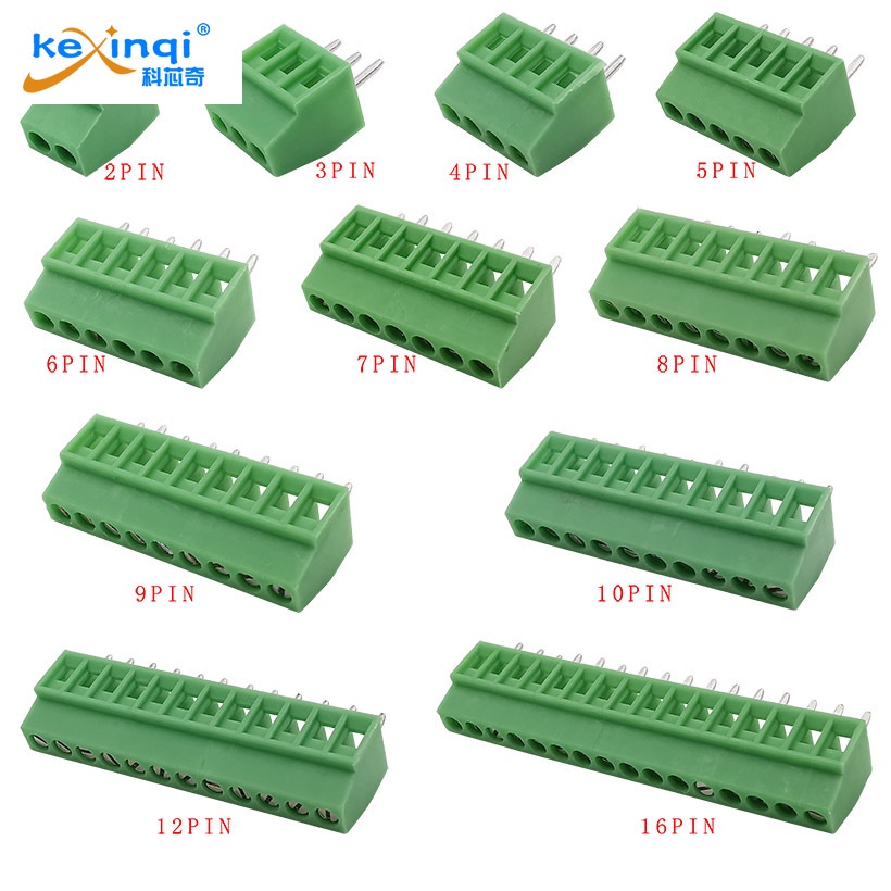 5/10pcsKF128-2.54 2P 3P 4P 5P 6P 7P 8P 9P 10P 12P 16P Splice Terminal KF128 2.54mm PCB Mini ...