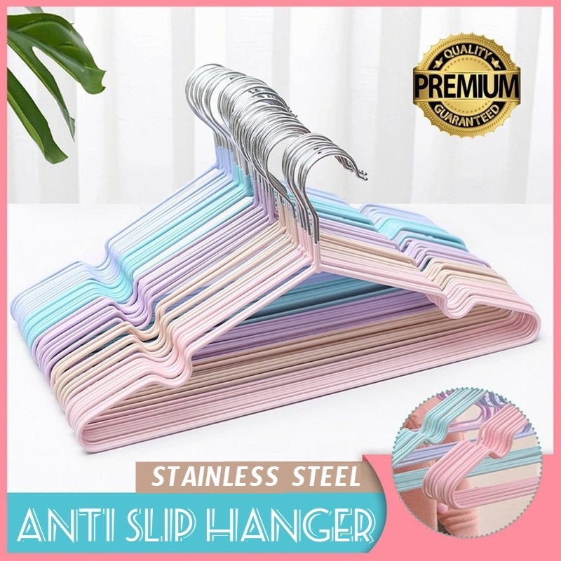 Stainless steel big 40cm Hanger/Cloth hanger/Bag Holder Necktie Bag ...
