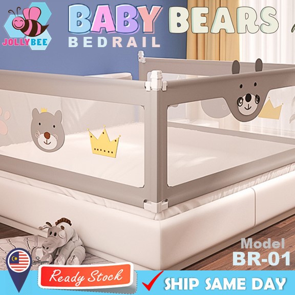 Anti-fall Baby Bed Crib Safety Guard Rail Fence Vertical Lifting Bed ...
