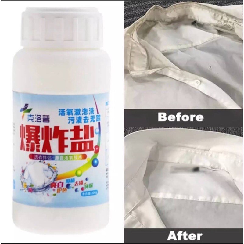 🍁Malaysia Ready Stock🍁New Laundry Explosive Salt Clothes Stain Remover ...