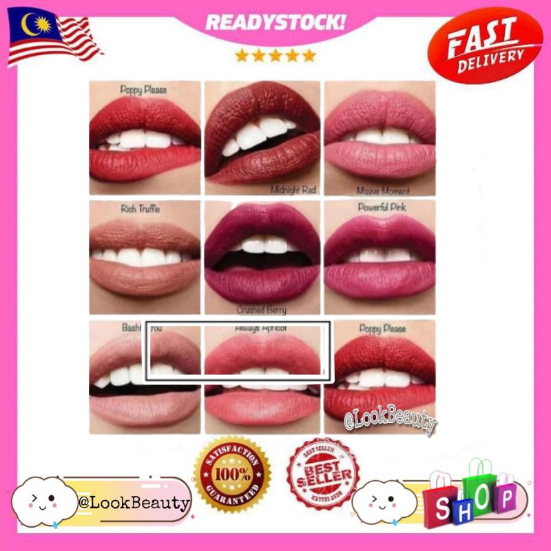 SEMI MATTE LIPSTICK M K | Shopee Malaysia