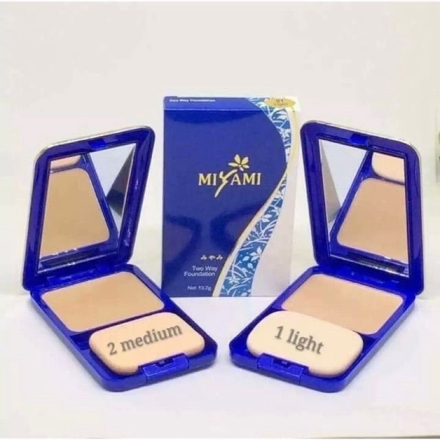 💯 Original HQ Cosway Bedak Padat Miyami Miami Compact Powder Two Way ...