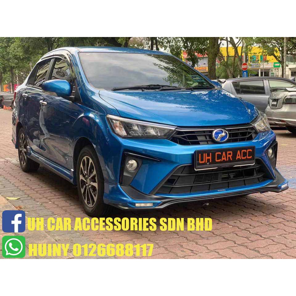 PERODUA BEZZA 2020 OEM GEAR UP BODYKIT ABS / PP WITH PAINT WITH LED ...