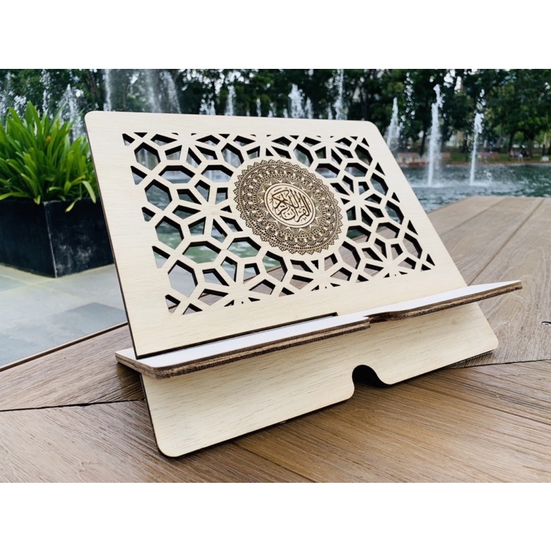 REHALIS REHAL EXCLUSIVE ISLAMIC WOOD REHAL (QURAN HOLDER) | Shopee Malaysia