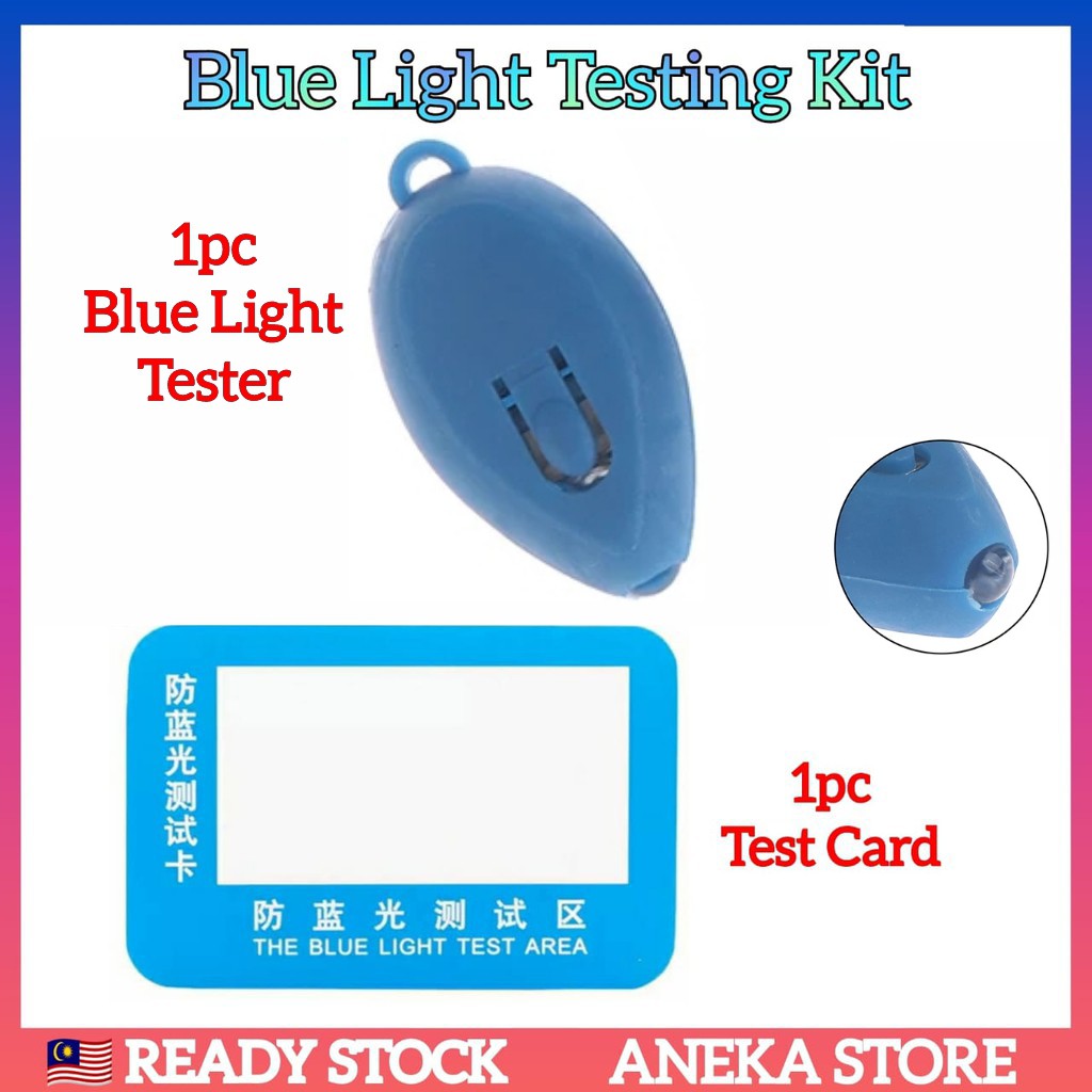 💥SALES💥 Blue Light Test Kit Blue Ray Test Kit Spek Cermin Mata Lampu ...