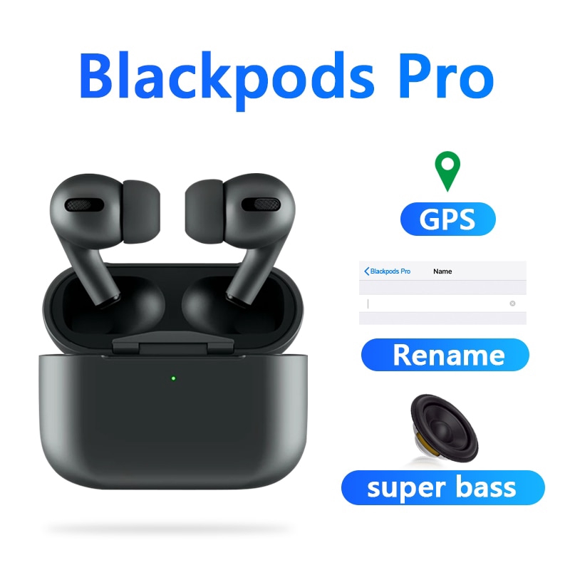 HOT Blackpods Pro Bluetooth Earphone Force Touch Pressure Sensor ...