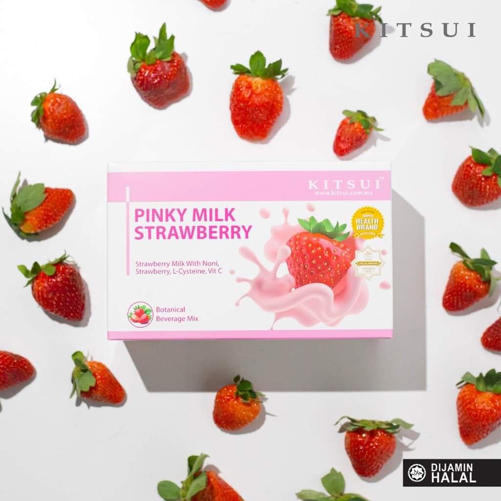 Kitsui Pinky Milk Strawberry *Masalah Jerawat, Diformulasikan khas ...