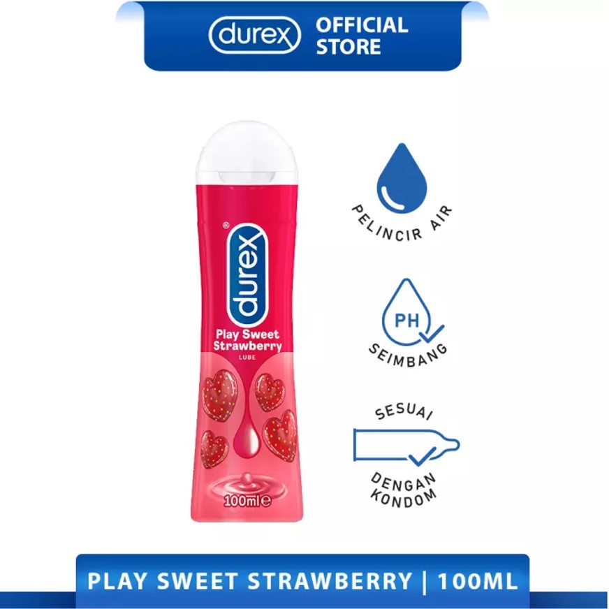 Durex Play Lubricant 100ml Classic Strawberry Warming Tingle Lubricant ...