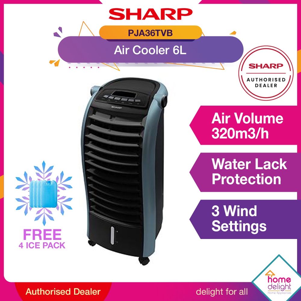Sharp Air Cooler 6L [ PJA36TVB \ PJA36TVW \ PJA36TV ] | Shopee Malaysia