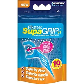 Pikster SupaGrip Advanced Flosser/Toothpick (10Pcs) | Shopee Malaysia
