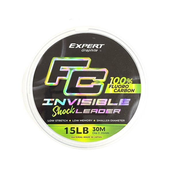 Expert Graphite 100% Fluorocarbon Leader Line 30M FC Fluoro Carbon Shock Japan | Shopee Malaysia