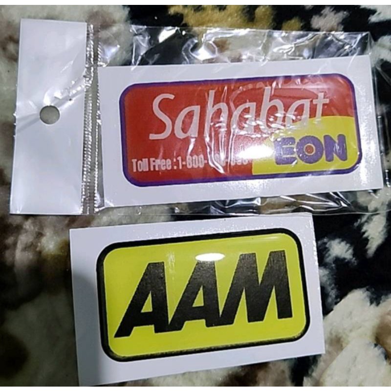 STICKER 3D EPOXY SAHABAT EON / AAM | Shopee Malaysia
