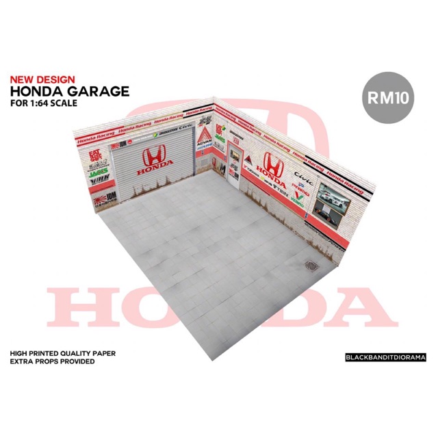 Honda garage diorama | Shopee Malaysia