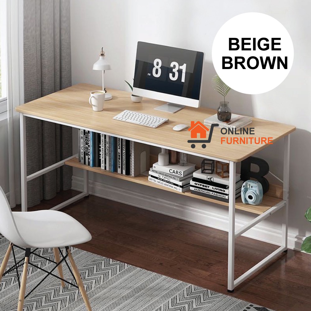 【SHIP 24H 】Small Sturdy Computer Desk Home Office Desk Workstation ...