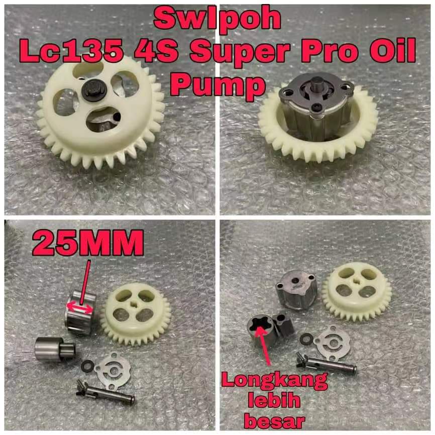 LC135 4 SPEED SUPER PRO OIL PUMP SWIPOH RACING | Shopee Malaysia